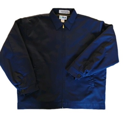 Uniwear by UniFirst L-LN Navy Blue Unlined Mechanics Work Jacket Mens ...