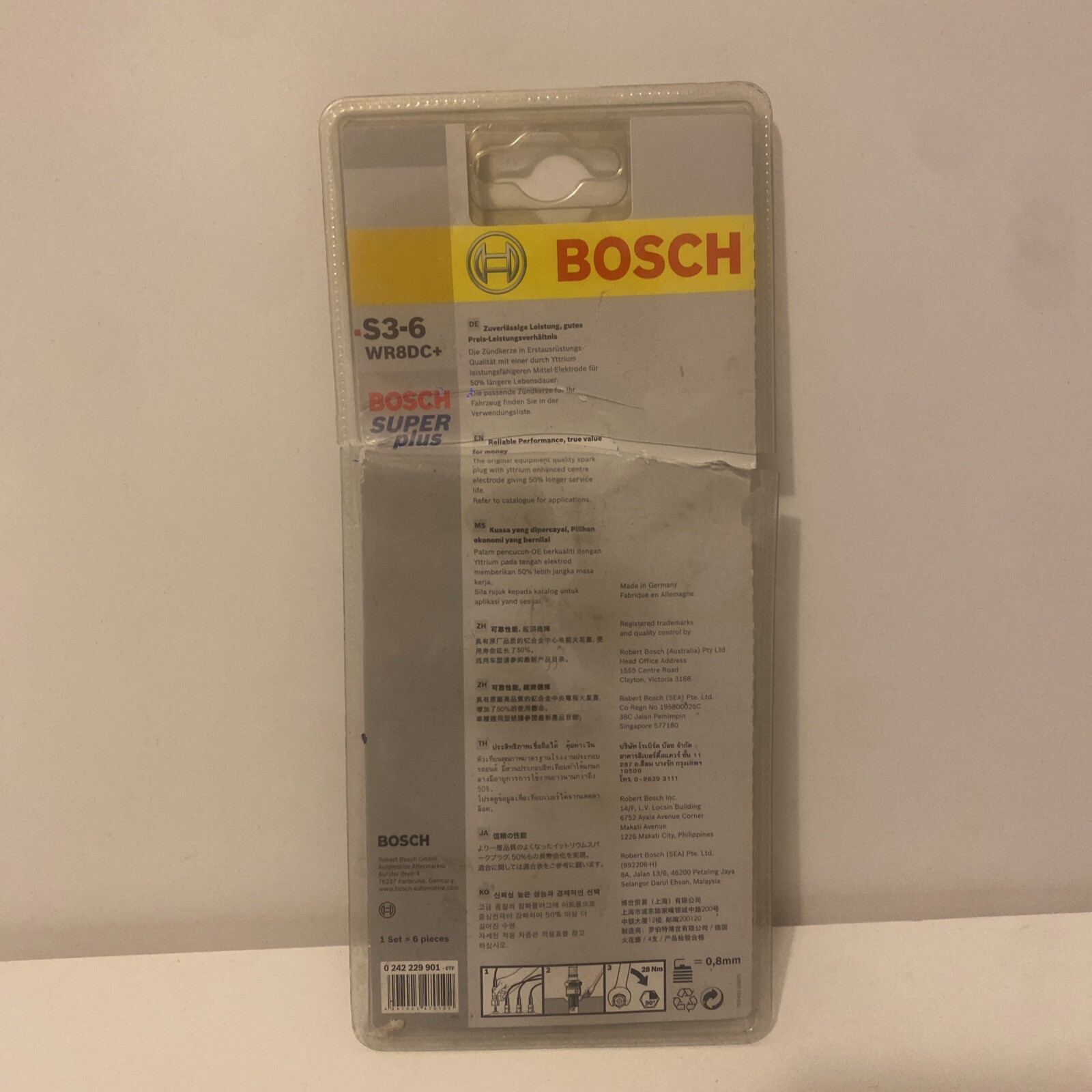Bosch WR8DC+ Spark Plug | eBay