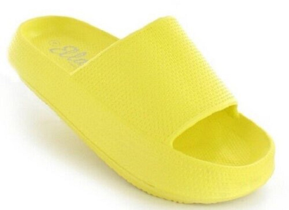 Womens Pillow Sliders Slides EVA Comfort Summer Shower Beach Sandals ...