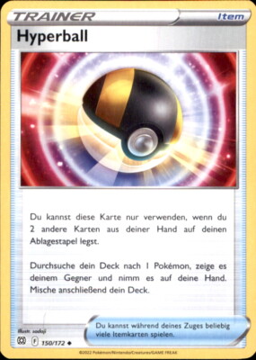 Pokemon - 150/172 - Hyperball - Uncommon Strahlende Sterne | eBay