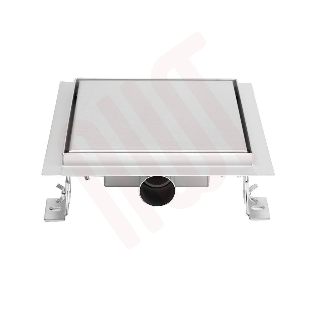 150mm Square Shower Drain Stainless Steel Wetroom Channel Gully (Design ...