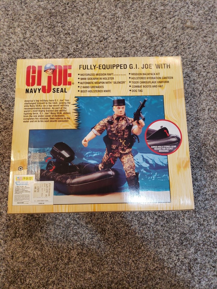 Hasbro G.I. Joe: Navy Seal with Motorized Mission Raft Limited Edition ...