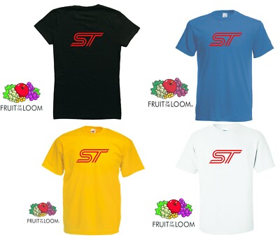 FORD FOCUS/ FIESTA ST T SHIRT small to 2xl | eBay UK