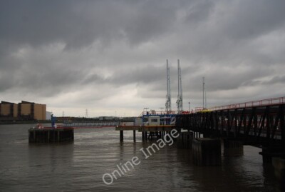Photo 6x4 Oil unloading Jetty, Purfleet Oil Storage Depot c2009 | eBay