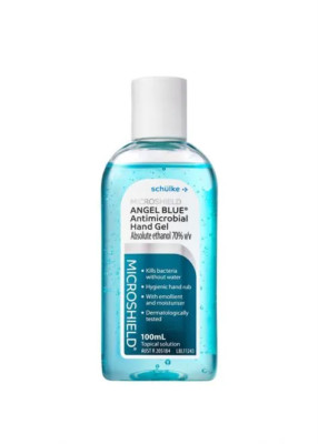 Microshield Angel Blue Hand Gel 100ml Hand Rub 70% Alcohol Australian ...