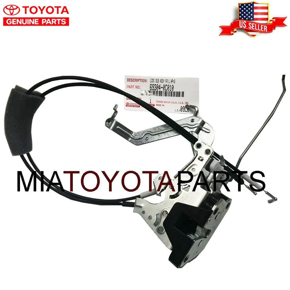 OEM Toyota 01-07 Sequoia 03-06 Tundra Left Front Door Latch Lock 69304 ...