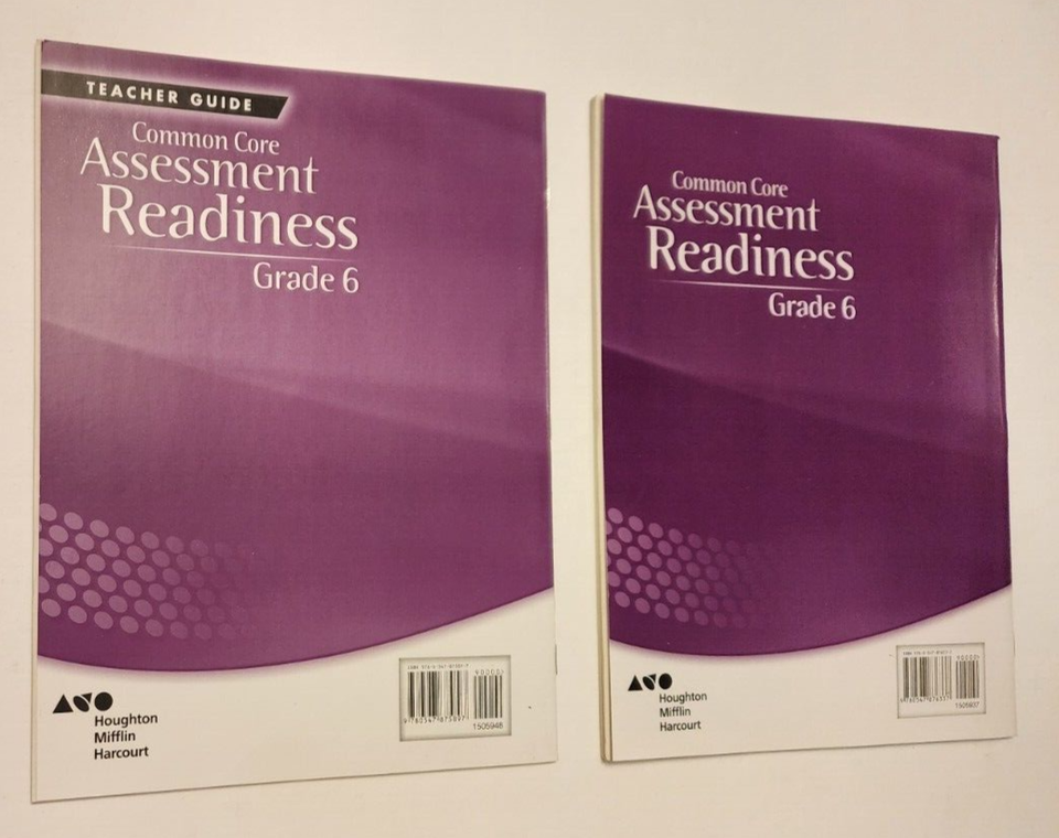 Math Common Core Assessment Readiness Grade 6 Teacher Guide + Student ...