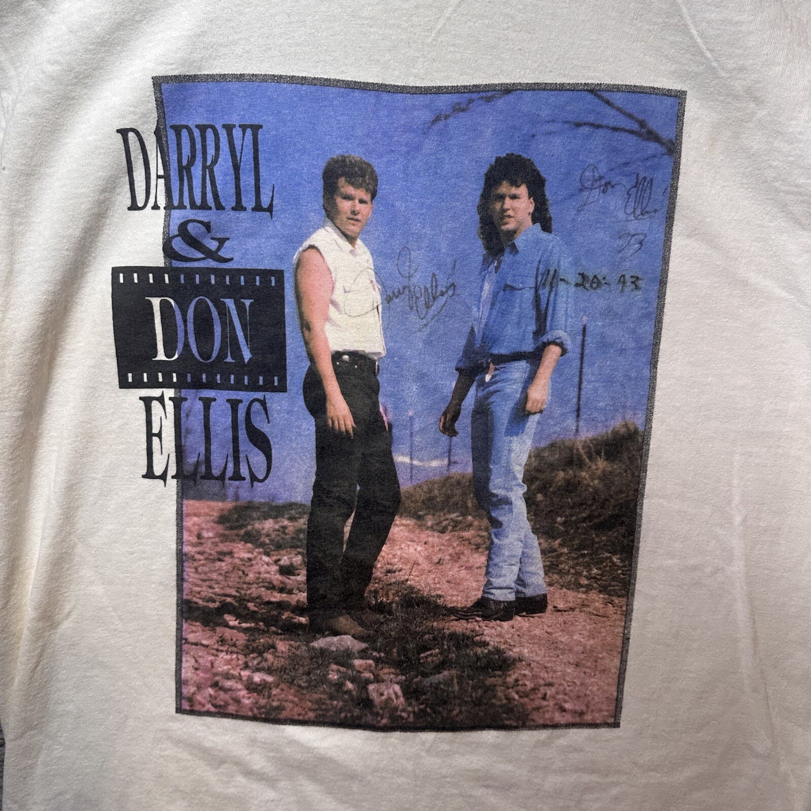 Vintage 1990s Daryl Don Ellis Country Music Tour Shir… - Gem