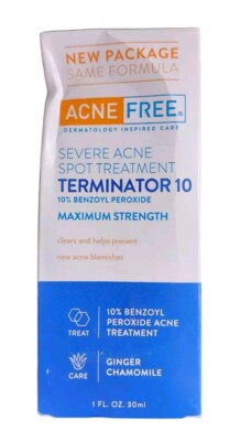 AcneFree Severe Acne Spot Treatment Terminator 10, 1oz | eBay