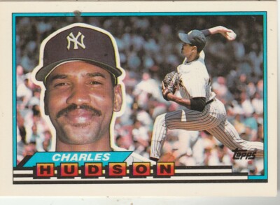 FREE SHIPPING-MINT-1989 Topps Big #88 Charles Hudson New York Yankees ...