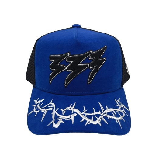 Hudson Outerwear Trucker Hat 333 Unisex Blue CD0261 | eBay