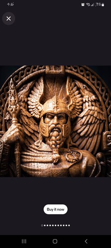 Viking Gods Totems: God Odin Tyr and Thor Norse Altar idols Asatru ...