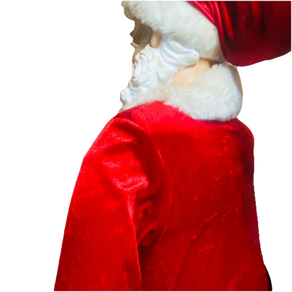 Gemmy Life Size Santa 5 Ft Singing Swingin Santa Claus Christmas FULLY ...