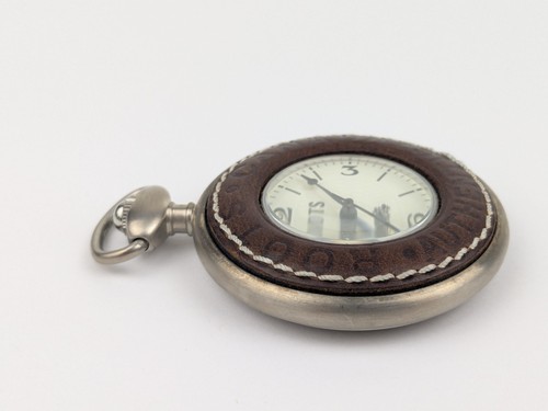 Vtg NEW OLD STOCK Roots Canada Pocket Watch R208 W/ Fob Chain 46mm ...