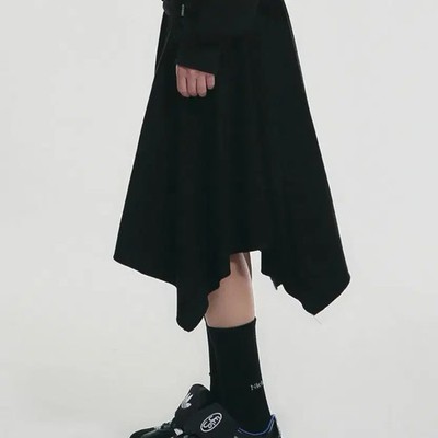 Nick & Nicole Yeo Se-ji Wear Black Tiered Flared Midi Skirt | eBay