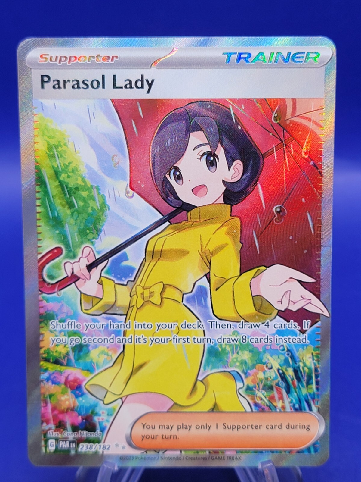 Pokemon TCG Paradox Rift Parasol Lady Full Art 238/182 | eBay