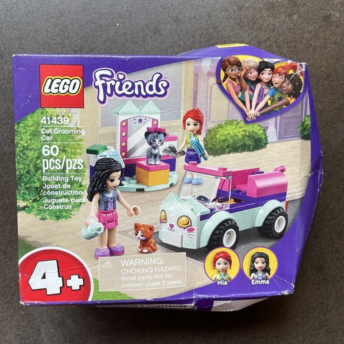 LEGO 41439 Friends Cat Grooming Car 60 Pcs Mia Emma Sealed New Damaged ...