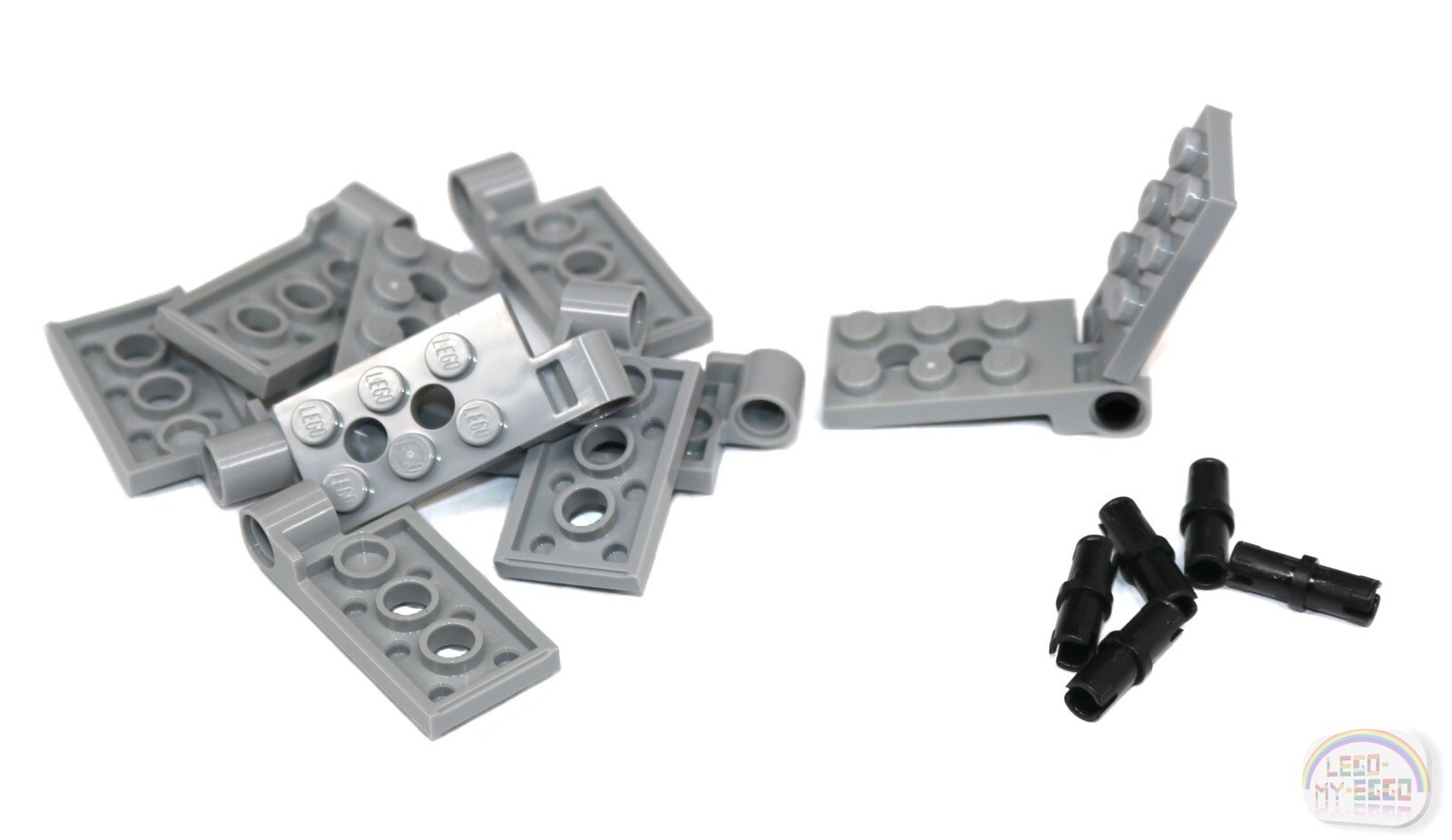 LEGO Classic - 2x4 Plates w/ Hole & 2 Pin Holes x 10 - LBG - (Parts ...