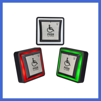 DC12-24V Disabled/Handicap door access control button/exit switch/push ...