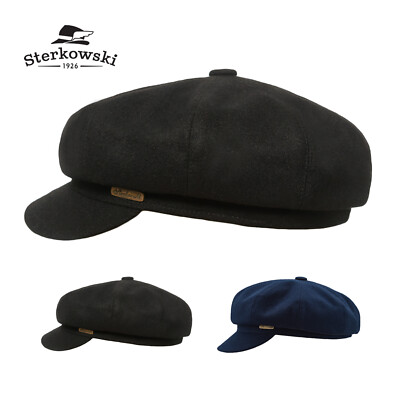 Sterkowski GAVROCHE Wool Artist Cap Paperboy Newsboy Baloon Vintage ...