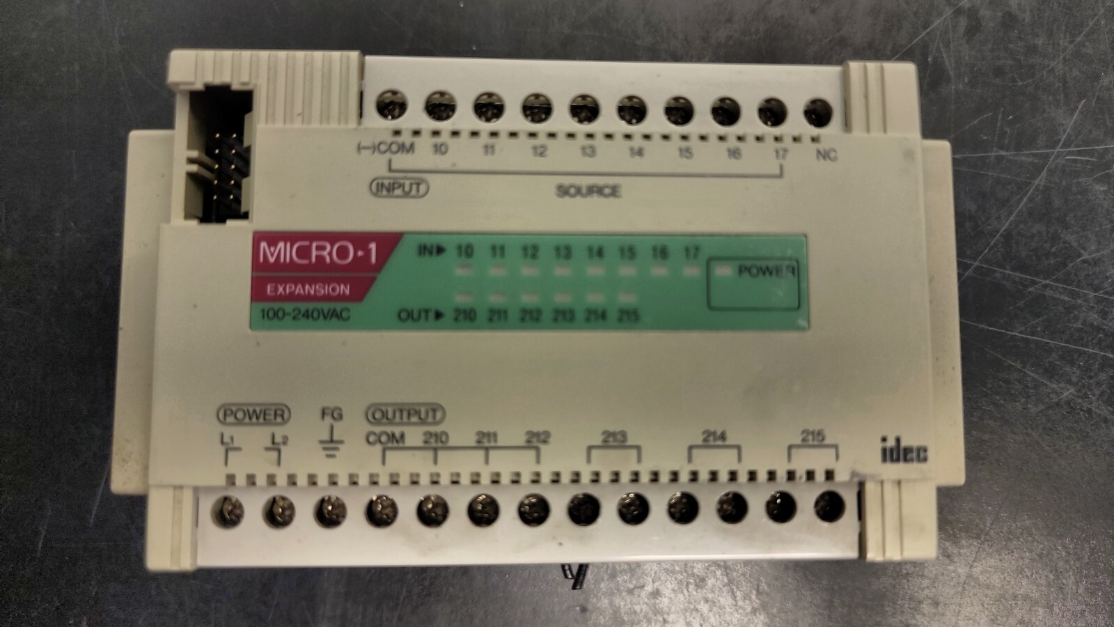 IDEC MICRO-1 24 VDC EXPANSION MODULE IDEC FC1A-E1A1E - 100-240AC ...