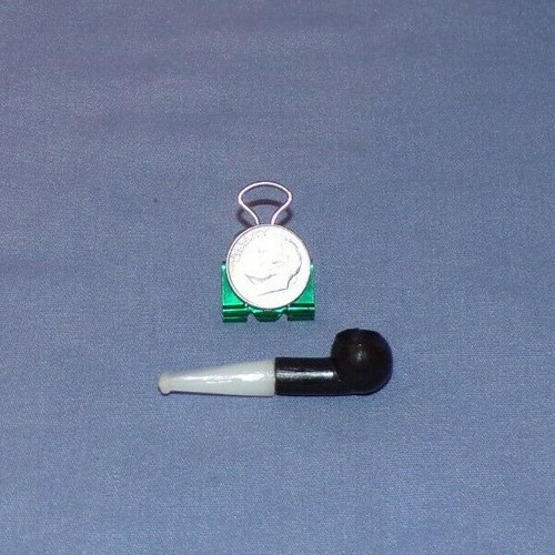 VTG Miniature Dollhouse Plastic HK Toy Bubble Tobacco Smoking Pipe ...