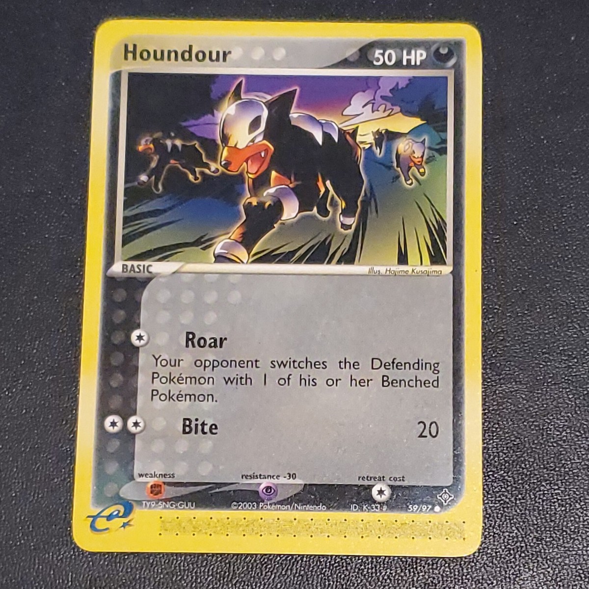 Houndour Pokemon Card