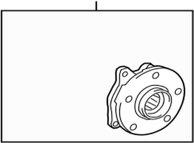 43550-28030 Toyota Hub sub-assy, front axle, rh 4355028030, New Genuine ...