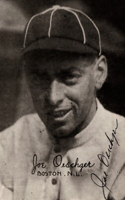 Joe Oeschger Signed Auto 1973 TCMA Post Card Photo - Died 1986 + 26 ...