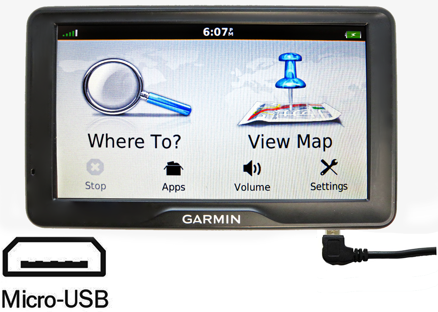 2A DC Micro USB Car Power Charger Cable For Garmin Nuvi 2797 2797LMT ...