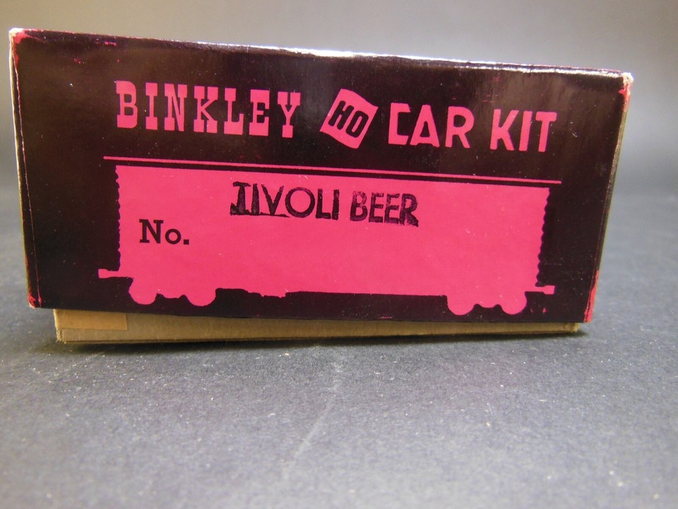 HO SCALE BINKLEY MODELS TIVOLI BEER REEFER OLD TIMER CRAFTSMAN KIT NOS ...