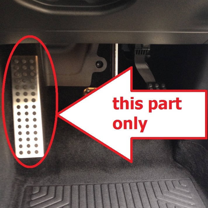 Stainless Steel Footrest Mercedes A-Class AMG A45 CLA Foot rest pedal ...