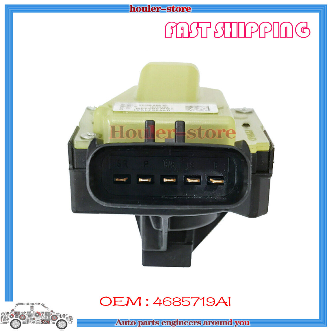 04685719AI Steering Column Ignition Switch For M0par Chrysler Dodge ...