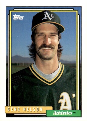 1992 Topps #62 Gene Nelson - Oakland Athletics | eBay