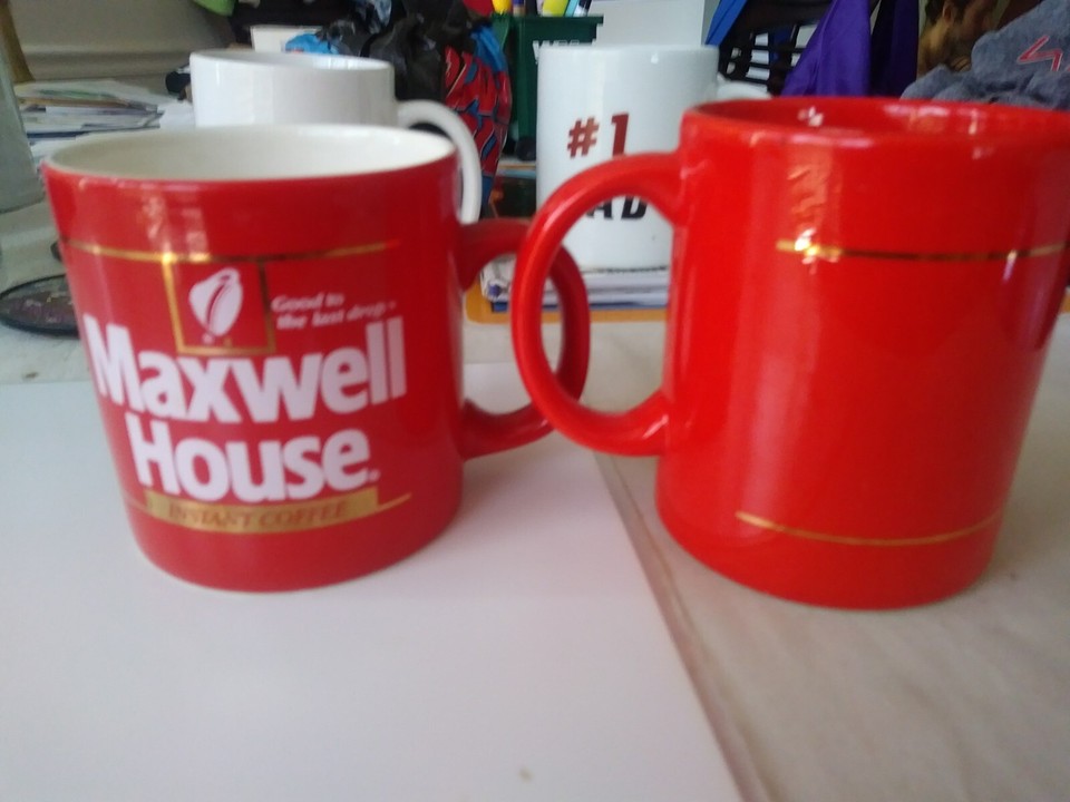 2 NEW 1980s Vintage Maxwell House Coffee Mugs | eBay