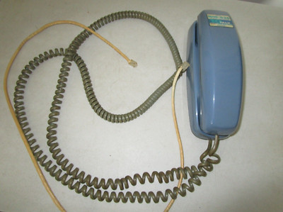 Vintage Bell South Blue Telephone Trimline Touch Tone Wall or Desk | eBay