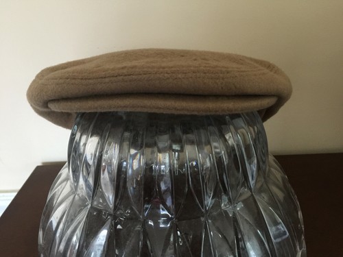 Country Gentleman Men Cuffley Cap Beige size L 50%wool 50%cashmere Made ...