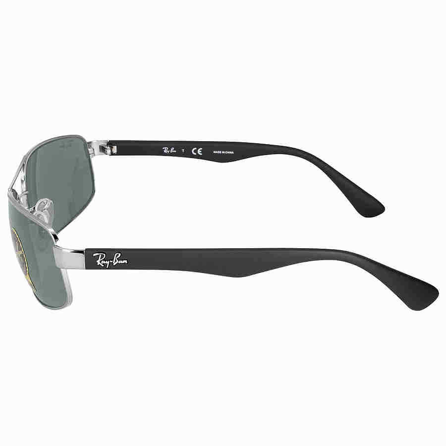 Ray-Ban RB3445 Men's Anti-Reflective Sunglasses with Gunmetal/Black ...