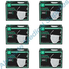 Medline NON27412EL Fluid-Resistant Procedure Face Masks with Earloop ...