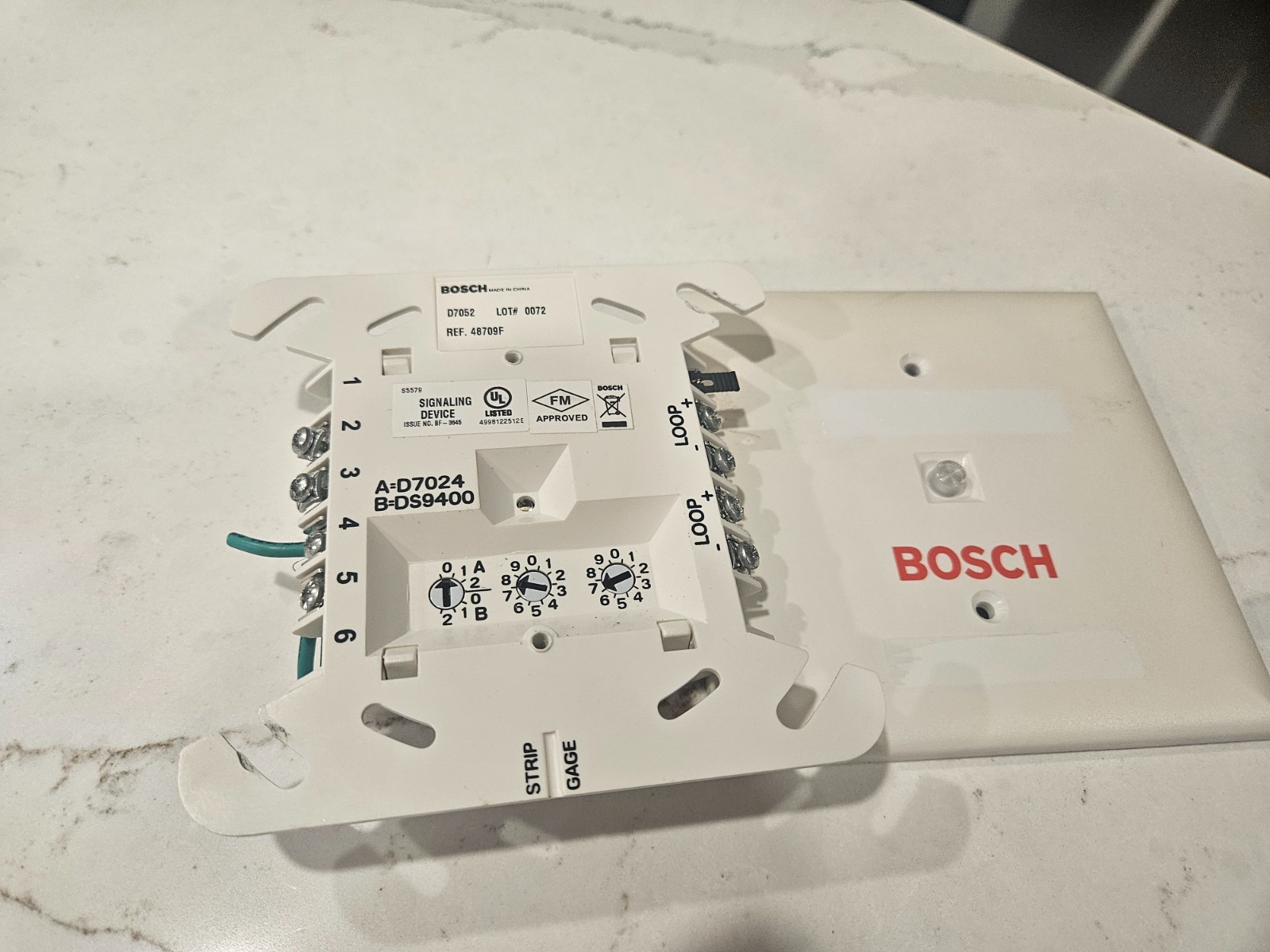 Lot of 2 used Bosch D7052 Multiplex Dual-Input Module Signaling Devise ...