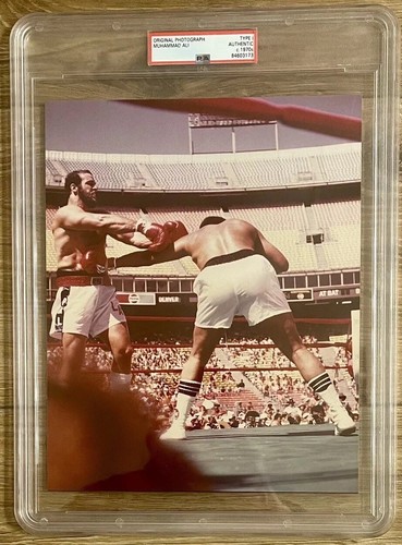 1979 MUHAMMAD ALI VS LYLE ALZADO BOXING MATCH TYPE 1 PHOTO 8x10 VINTAGE ...