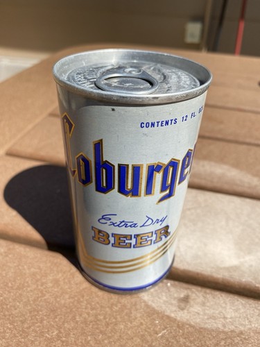 Straight Steel Bottom Open Coburger Extra Dry Beer Can Old Dutch ...