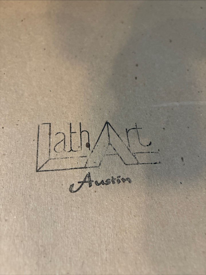 THEODORE DE GROOT WOOD WALL HANGING LATH ART AUSTIN PRODUCTIONS GOTHIC ...