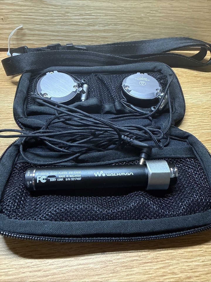 Sony Walkman NW-S203F MP3 Player Black *WORKING* | eBay