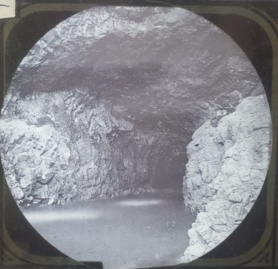 Portcoon Cave. Giant's Causeway, Ireland, c1890's Magic Lantern Glass ...