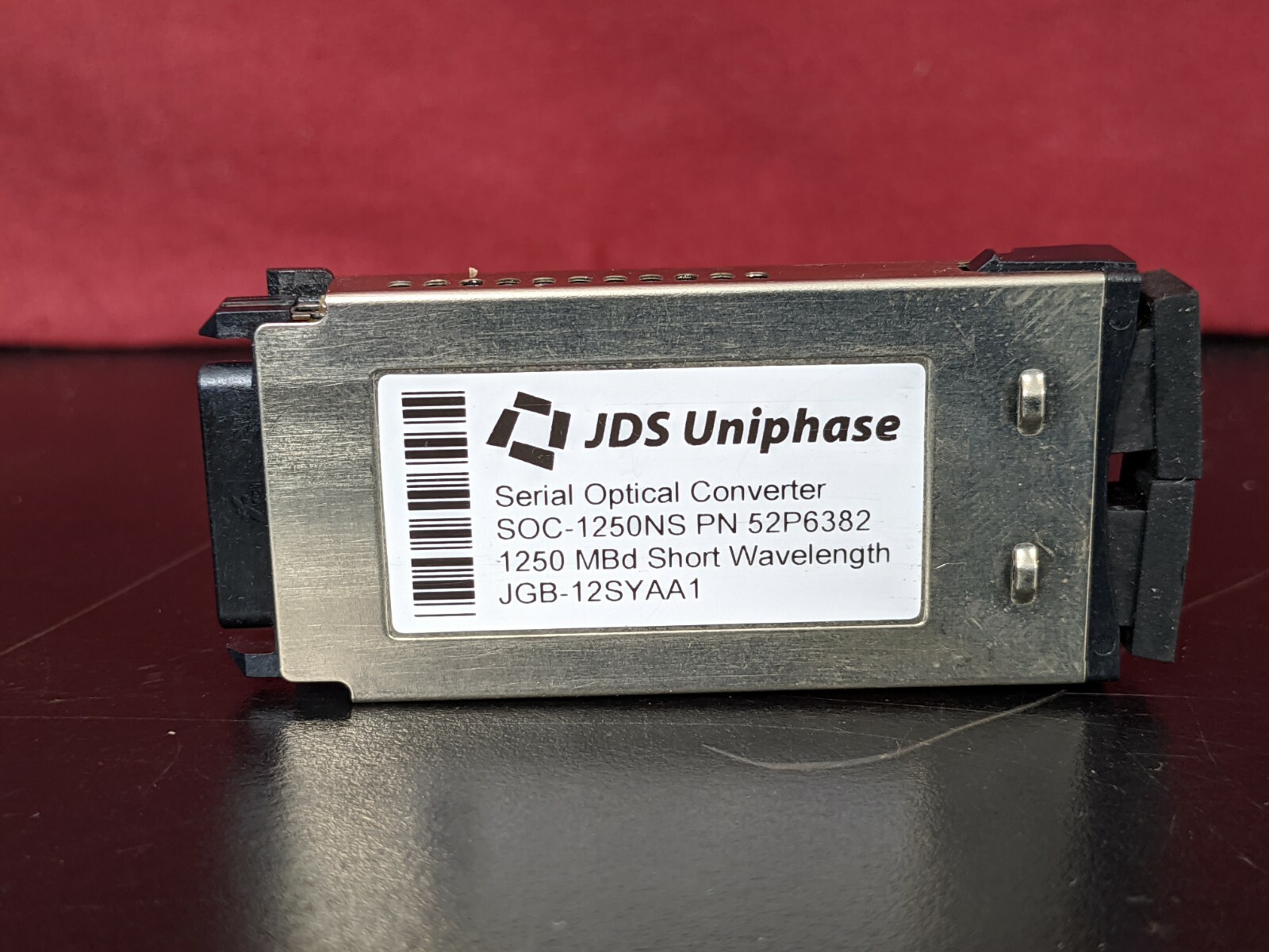 JDSU Serial Optical Converter SOC-1250NS PN 52P6382 1250 MBd Short ...