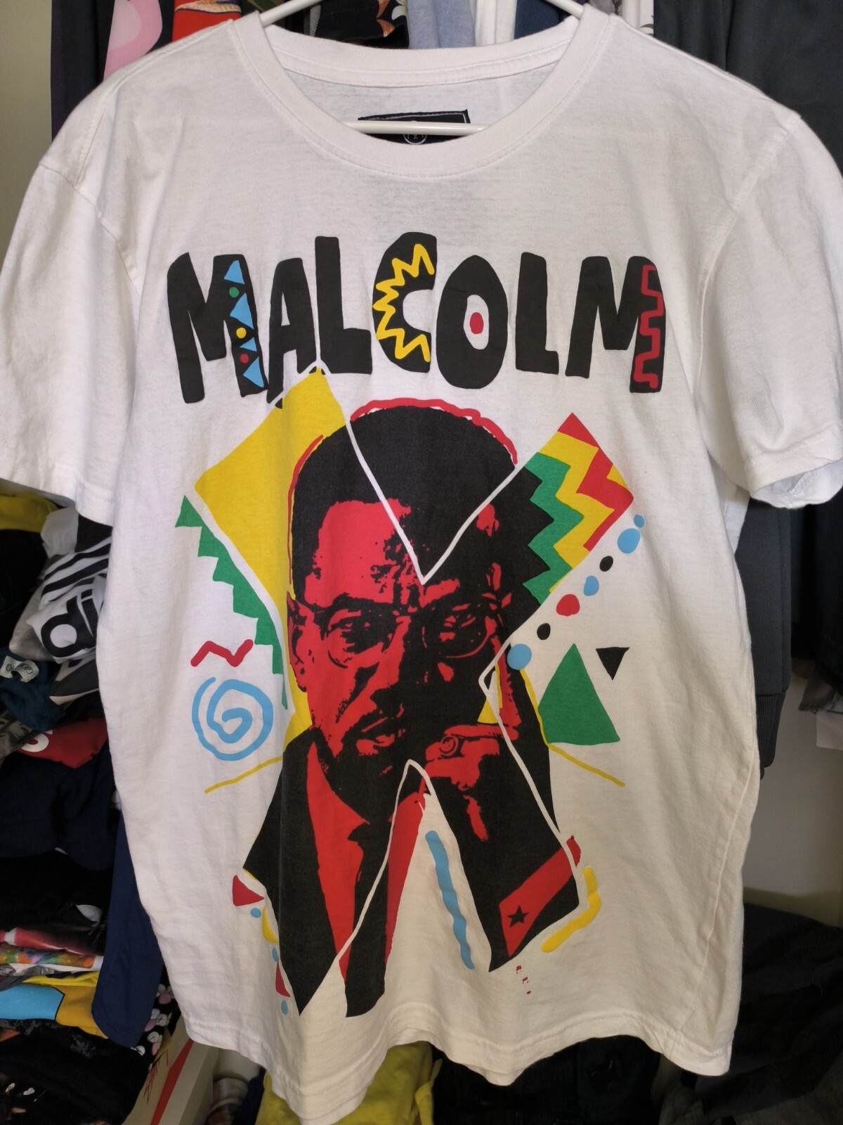 Malcolm x limited edition cross colours vibe medium s… - Gem