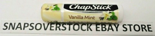 CHAPSTICK VANILLA MINT LIP BALM 0.15 OZ. SINGLE TUBE, BRAND NEW W/ FREE ...