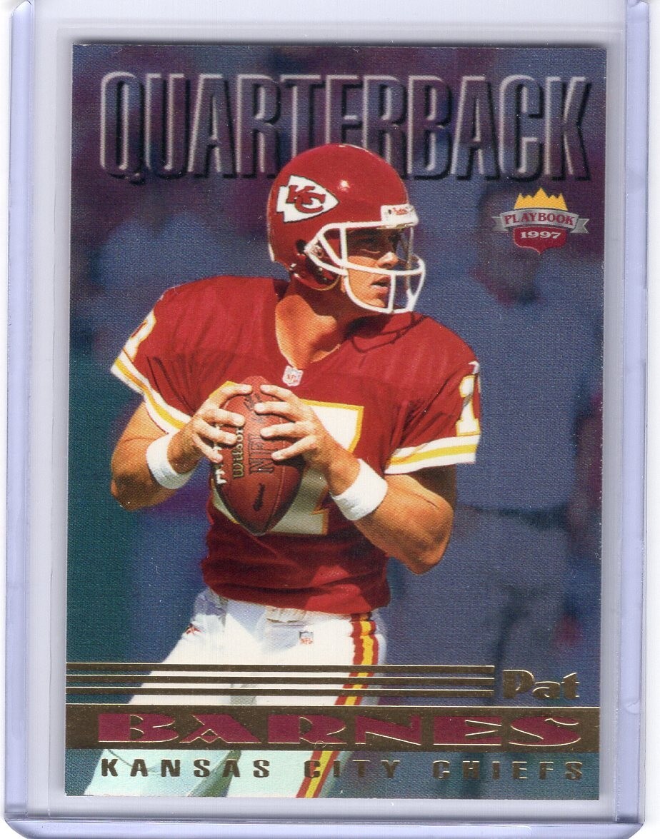 PAT BARNES 1997 Score Board Playbook ROOKIE CARD #17 - CHIEFS | eBay