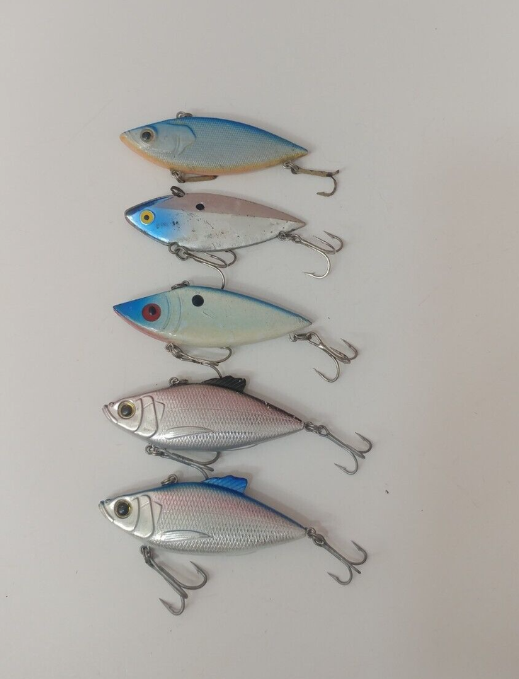 (5) Assortment Unknown Lipless Crankbait Fishing Lure Lot of 5 | eBay